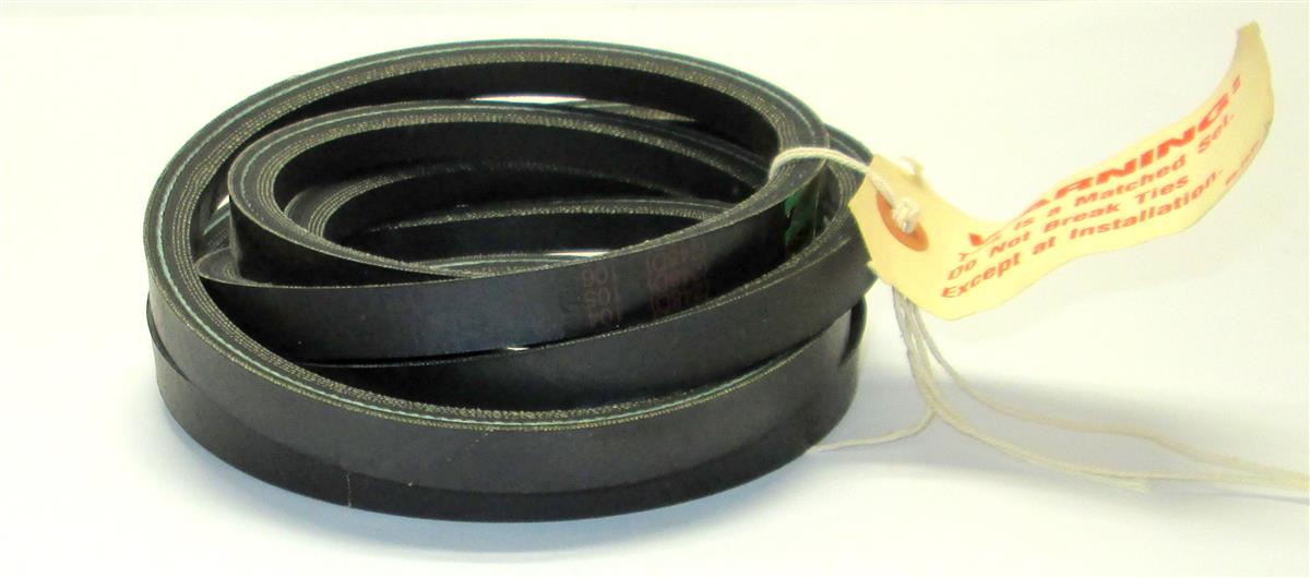 Alternator Belts V Matched Set Of 2 M915A1